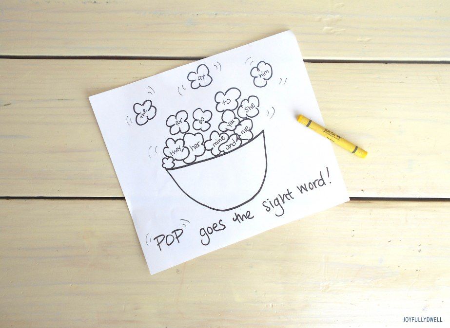 Fun With Sight Words – joyfullydwell
